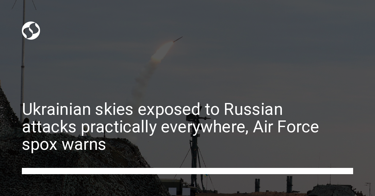 In fact, there is no dense air defense anywhere in Ukraine now, Air ...