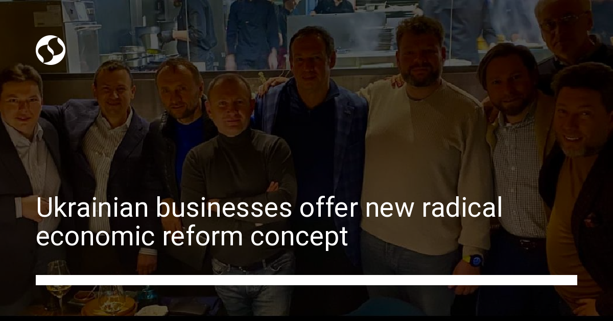 Ukrainian businesses offer new radical economic reform concept ...