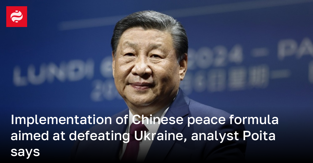 Analyst Poita: The implementation of the Chinese peace formula will be ...