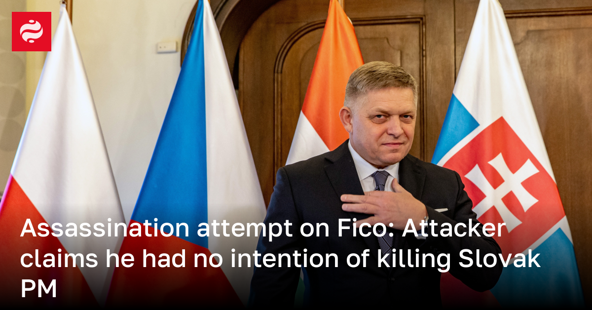 Attacker claims he had no intention of killing Slovak PM | Ukrainian ...